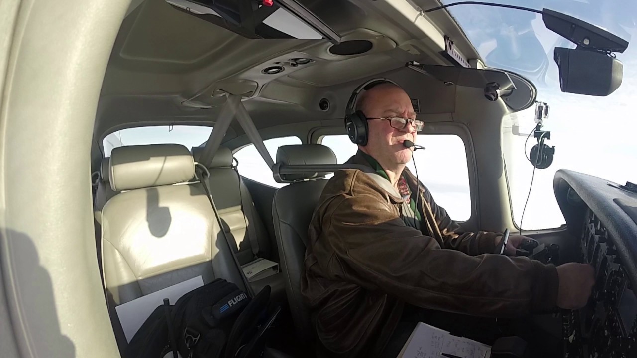 Actual IFR approaches into KFOK with ATC and two cameras - YouTube