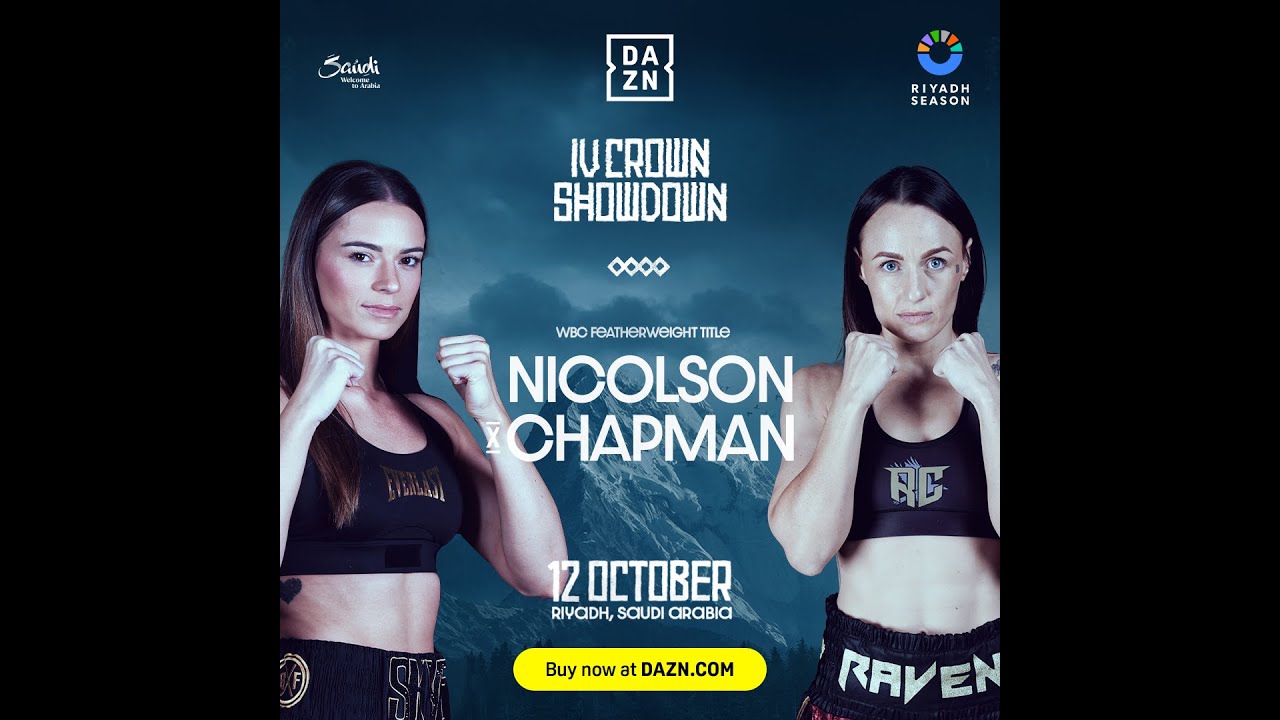 SKYE NICOLSON vs. RAVEN CHAPMAN: WBC featherweight title PREVIEW and ...
