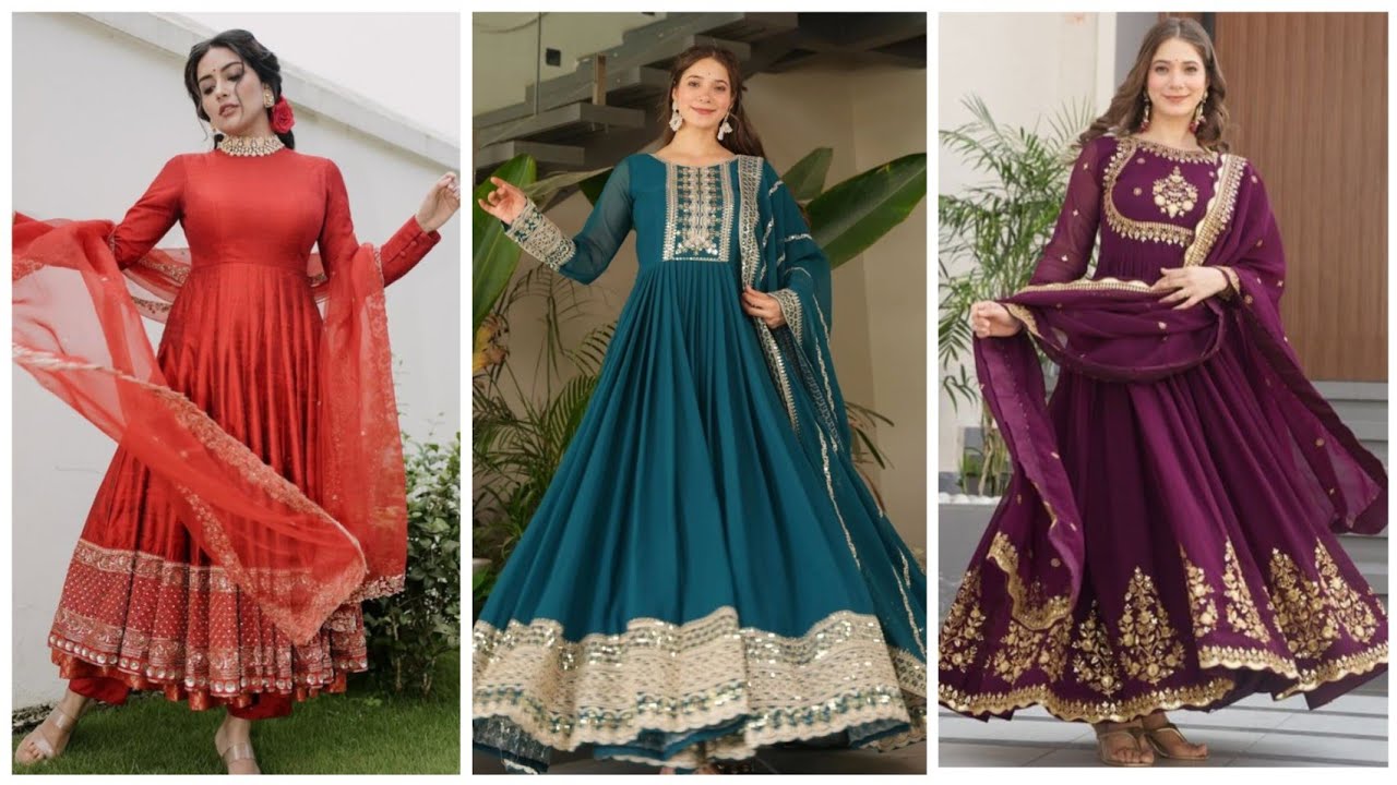 Beautiful Anarkali Dresses Designs For Festival & Function | Anarkali ...