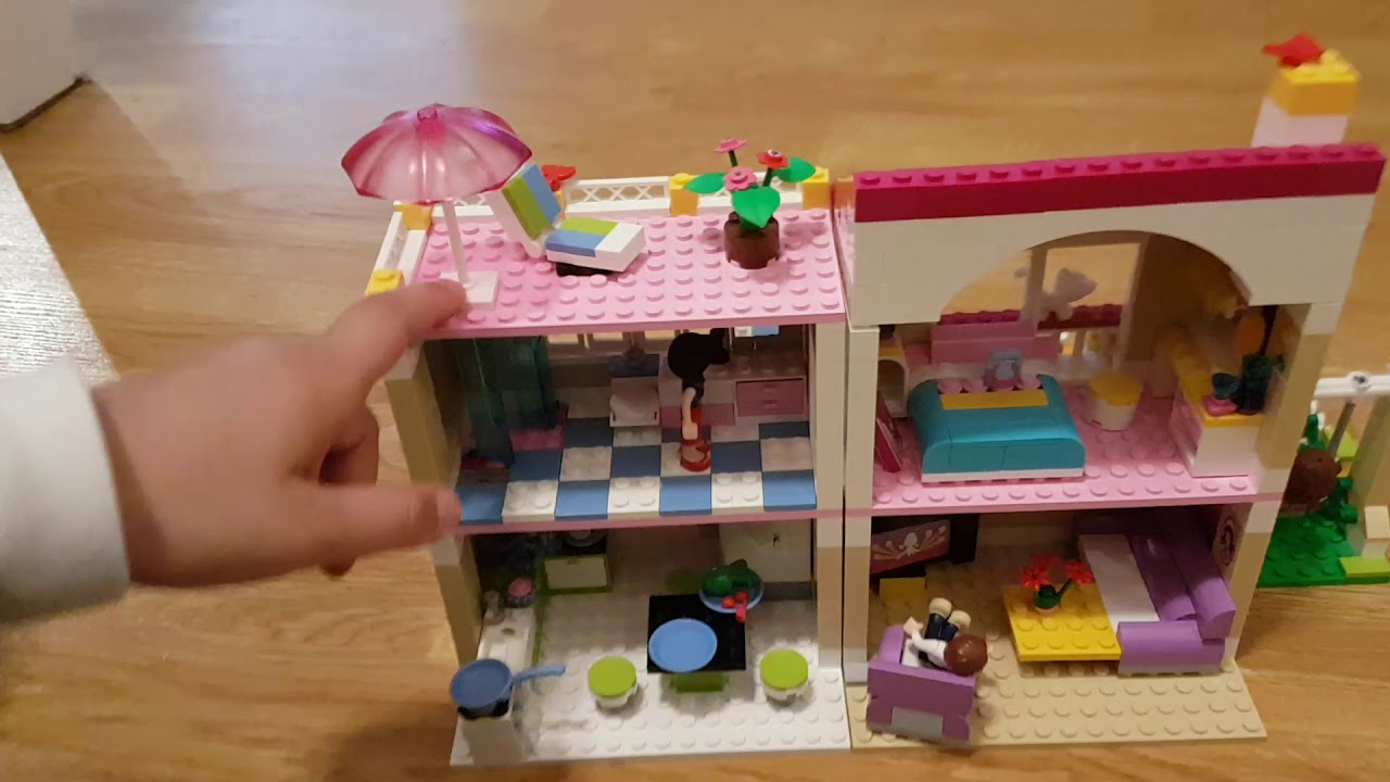 Building Olivia's House from Lego Friends (Set 3315) - YouTube