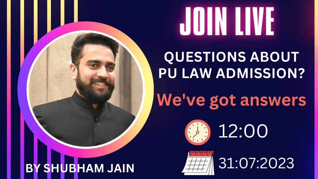 "PU Law Admission Made Simple: Clearing Doubts on Counselling, and Cut ...