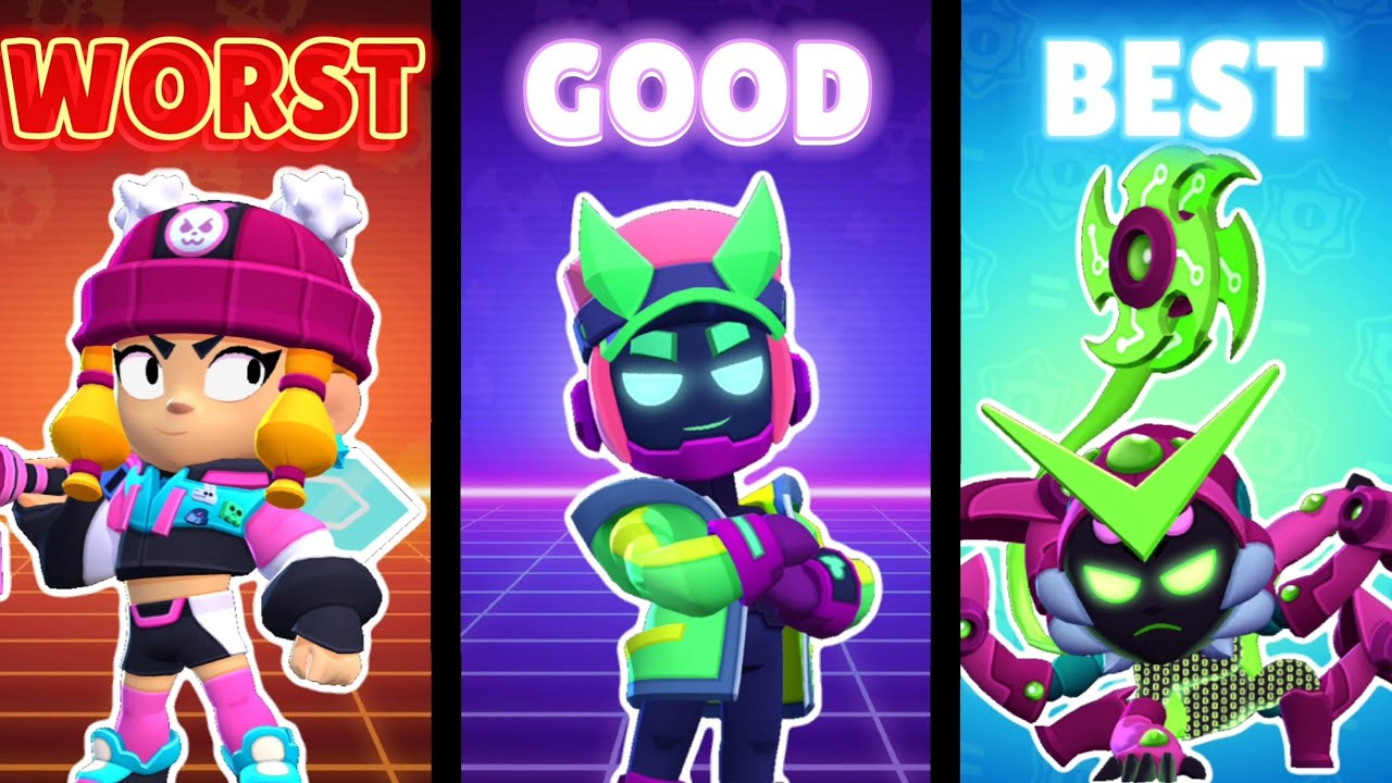 Ranking Every Cyber Brawl Skins - YouTube