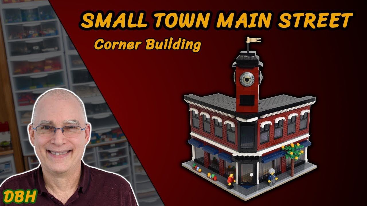 LEGO Small Town Main Street Corner Building - YouTube
