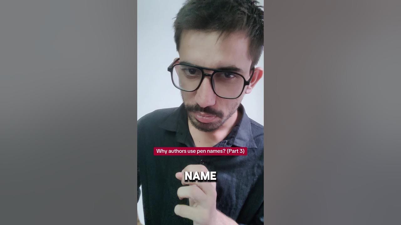 Why do #authors use pen names? (Part 3) #bookshorts #literaturelovers # ...