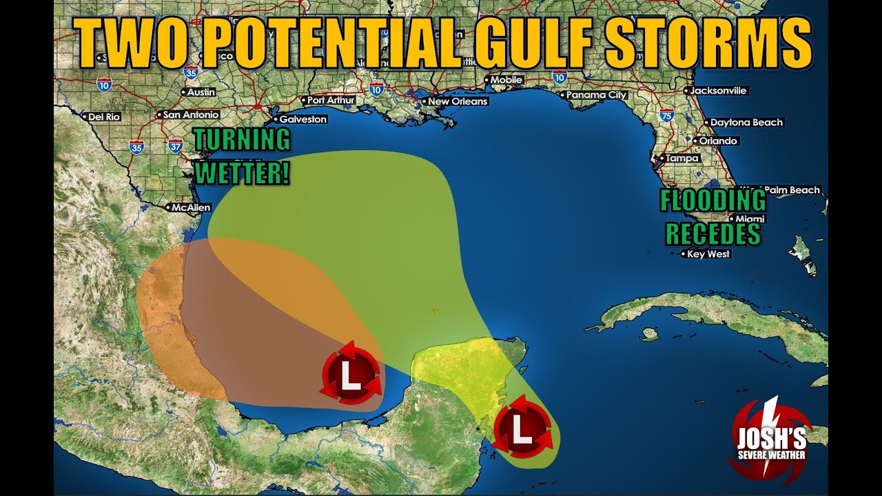 6/14/24: TWO POTENTIAL GULF STORMS - YouTube
