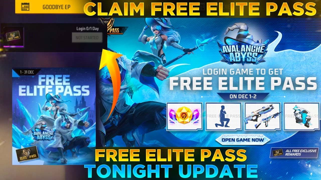 How To Claim Free Elite Pass | Free Elite Pass | Free December Elite ...