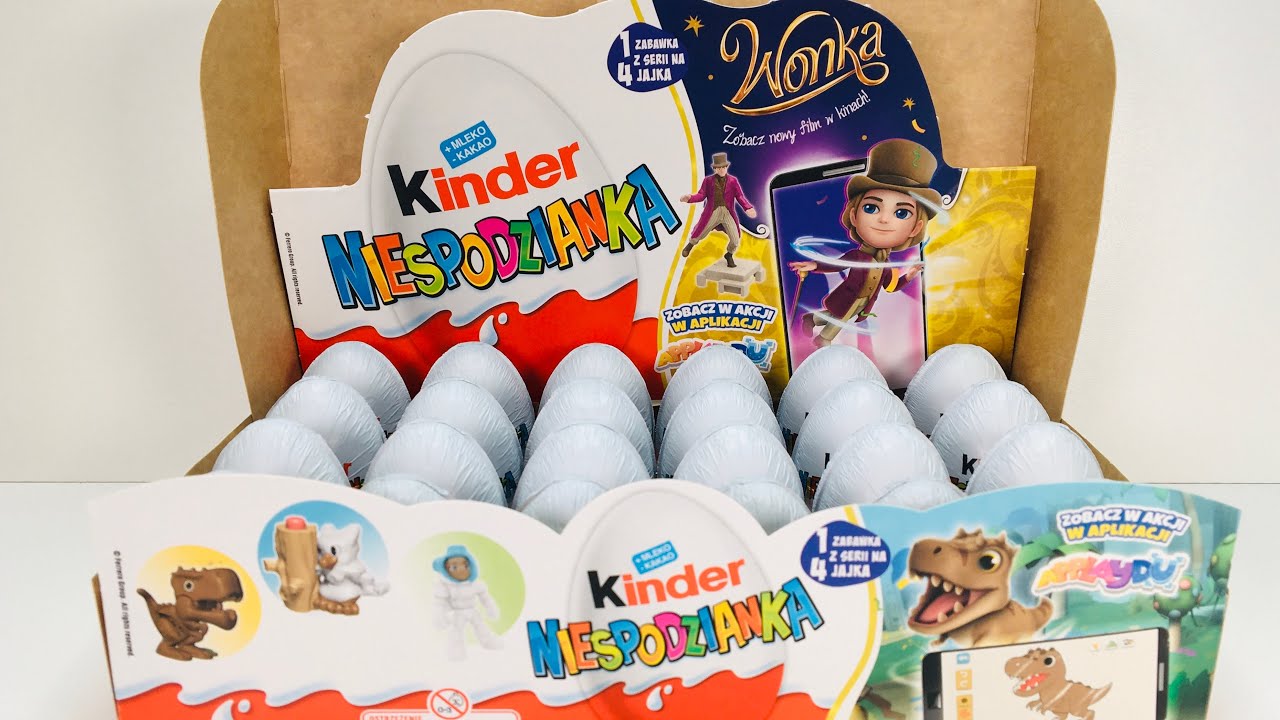 Wonka. Kinder Surprise Unboxing. Вонка. Распаковка Киндеров. Выпуск 3 ...