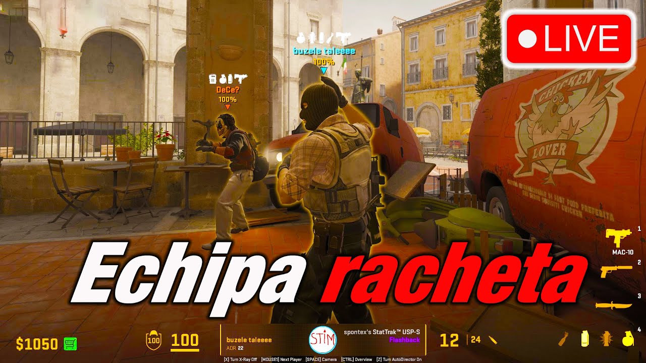 🔴Live:👉Counter Strike 2 🎮 - Echipa Racheta - YouTube