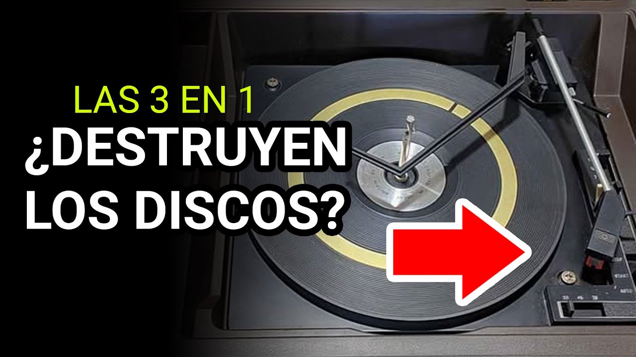Las tornamesas de los clásicos 3 en 1 dañan los discos? | Sony HMK 339 - YouTube