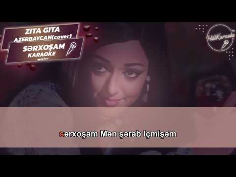 Zita və Gita - Şərxoşam  Karaoke (Azerbaycan cover)