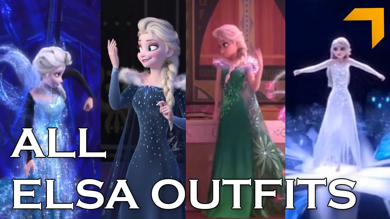 Elsa's Transformation | Elsa's Outfits Time To Time | Disney Frozen 2 ...