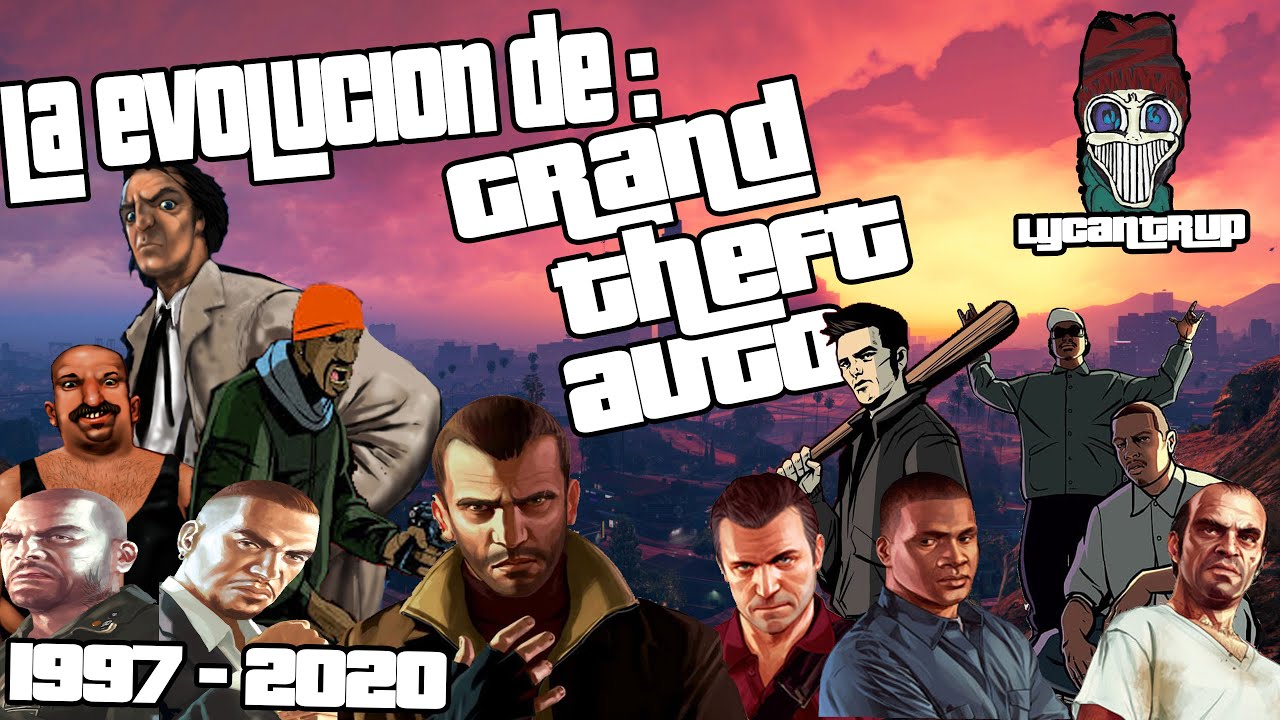 La evolución de los vídeo juegos de Grand Theft Auto [1997 - 2020 ...