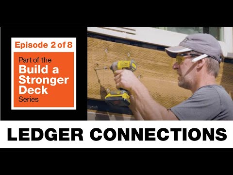 Build a Stronger Deck: Deck Ledger Connections - YouTube