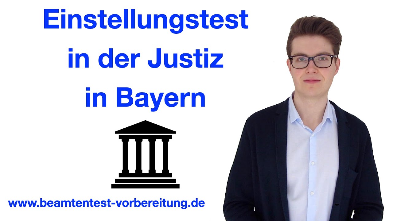 EINSTELLUNGSTEST in der JUSTIZ BAYERN | LPA TEST BAYERN | www ...
