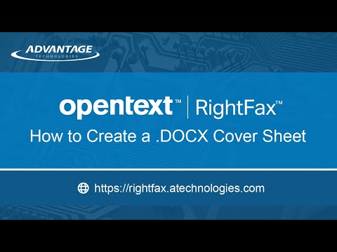 How to Create a Microsoft Word Cover Sheet - YouTube