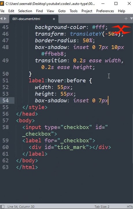 Checkbox Animation| HTML CSS - YouTube