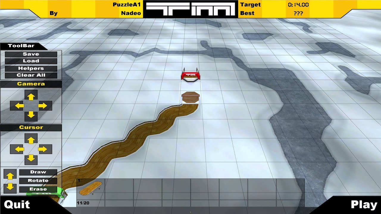 Trackmania - Puzzle: A1 (2003) [WINDOWS] - YouTube