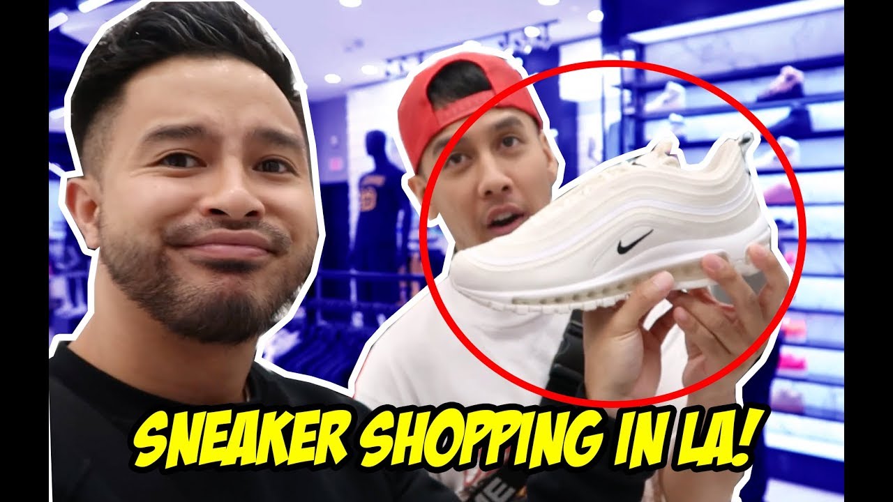 SNEAKER/CLOTHING SHOPPING IN LOS ANGELES! WHAT DID WE GET?! - YouTube