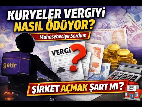 Kurye Olmadan Önce Bunu Bilin! (Muhasebeci Anlatıyor)