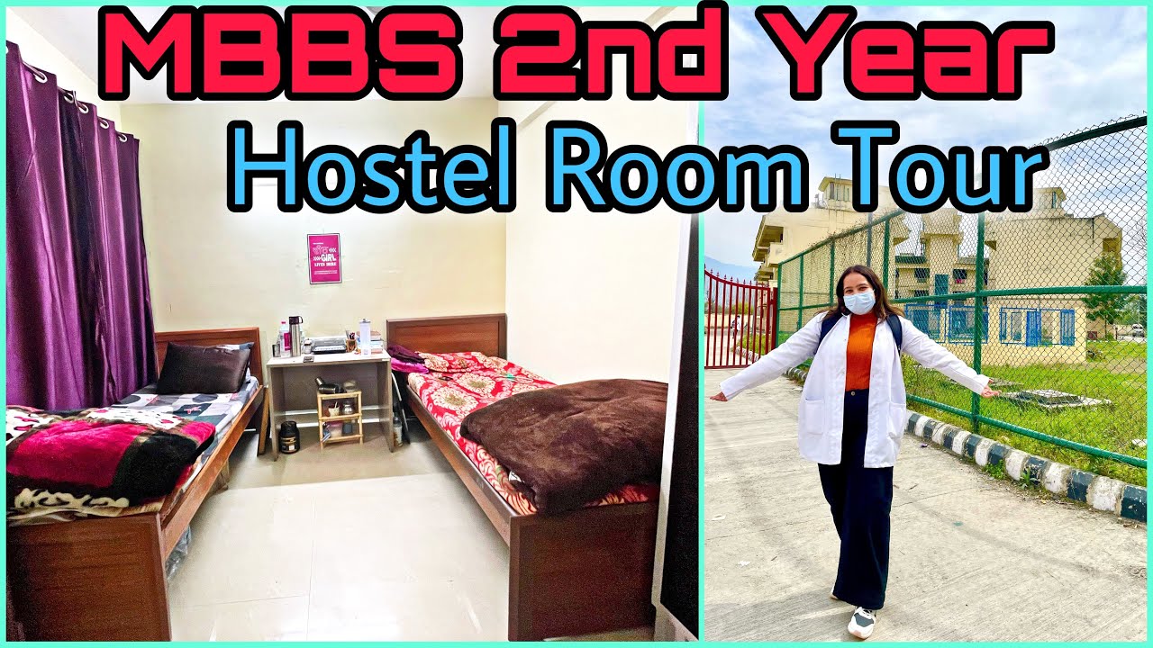 🩺Govt Medical College HOSTEL ROOM TOUR| MBBS 2nd year Hostel Room|MBBS ...