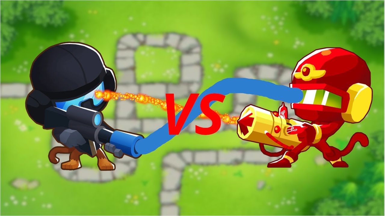 Marine vs 4-2-0 Dartling Gunner - BTD6 Comparison - YouTube