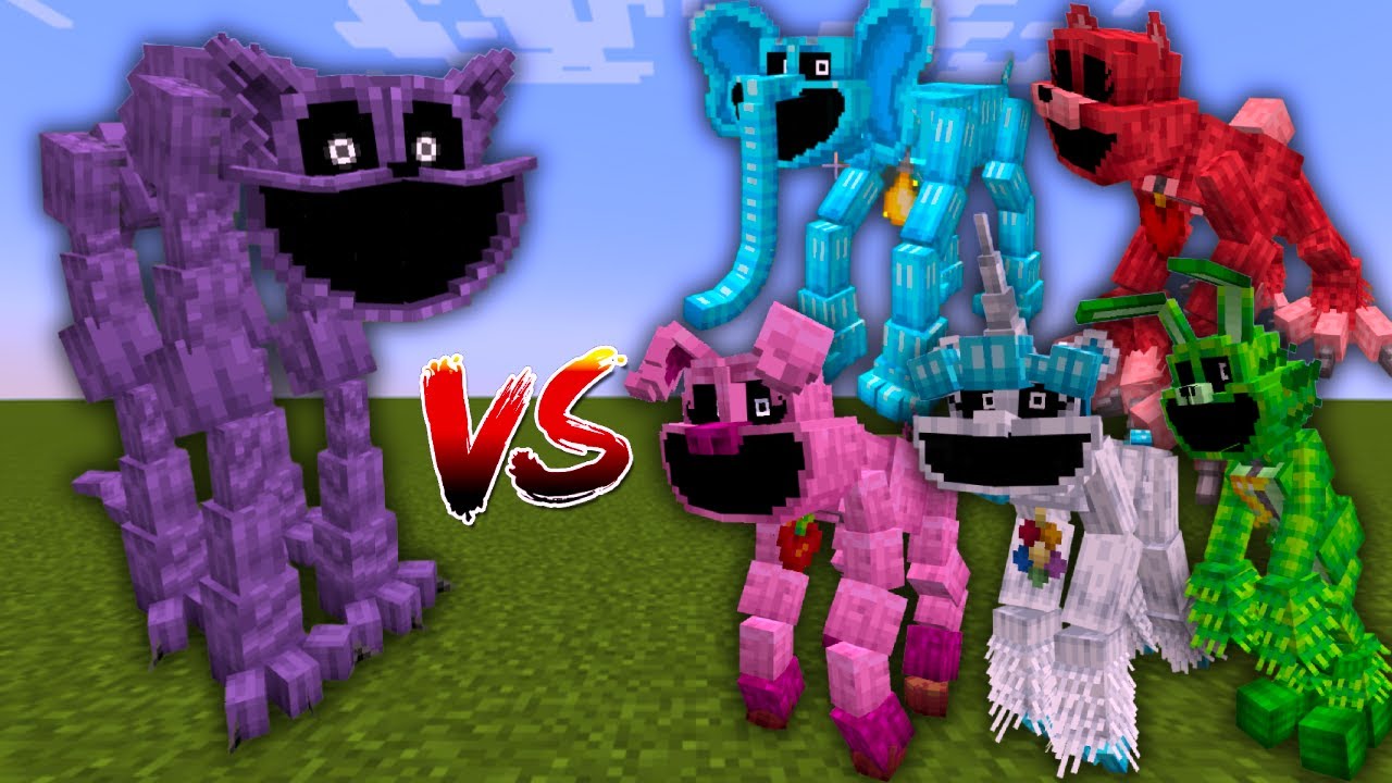 CAT NAP vs SMILING CRITTERS | Minecraft - YouTube