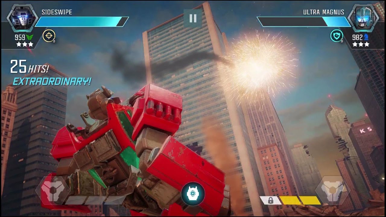 Sideswipe Gameplay - Transformers: Forged to Fight - YouTube