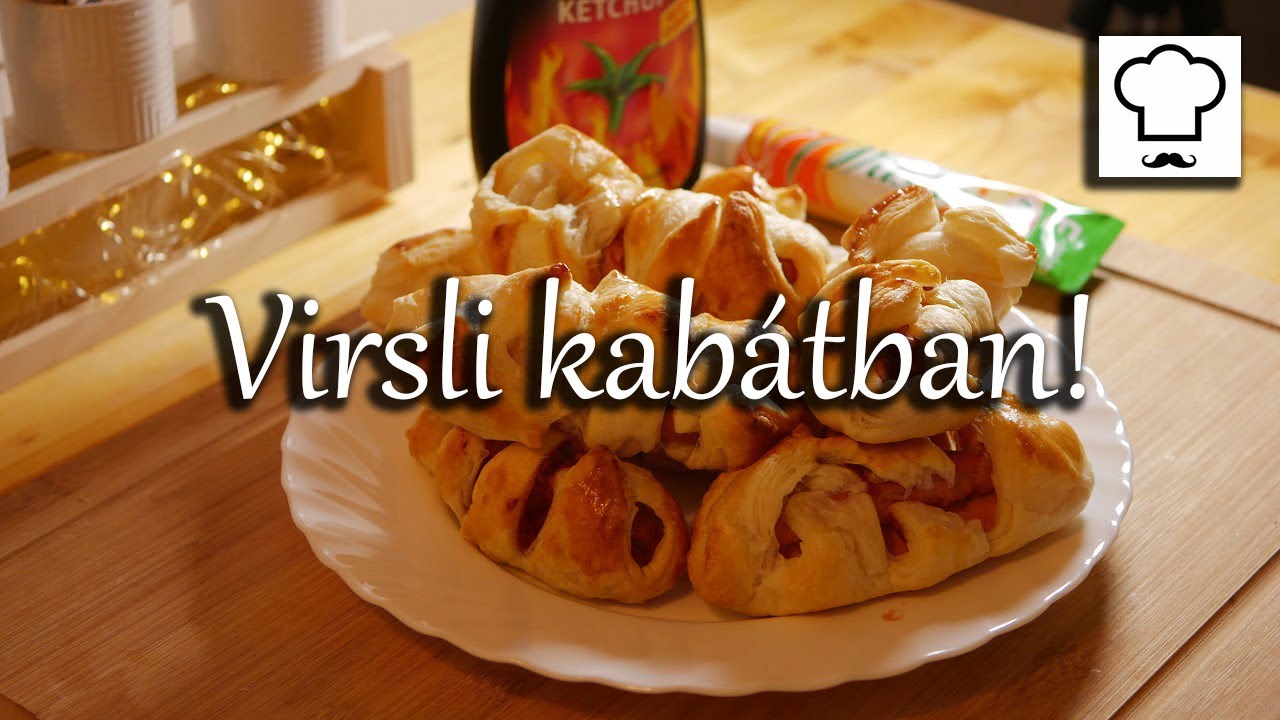 Virsli kabátban 👌👨🏻‍🍳Sausage roll - Mini hotdog - YouTube