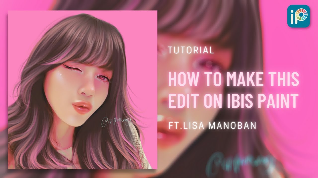 HOW TO MAKE THIS EDIT ON IBISPAINT pt. 5 | With QR Codes Brushes | ft. Lisa Manoban ...