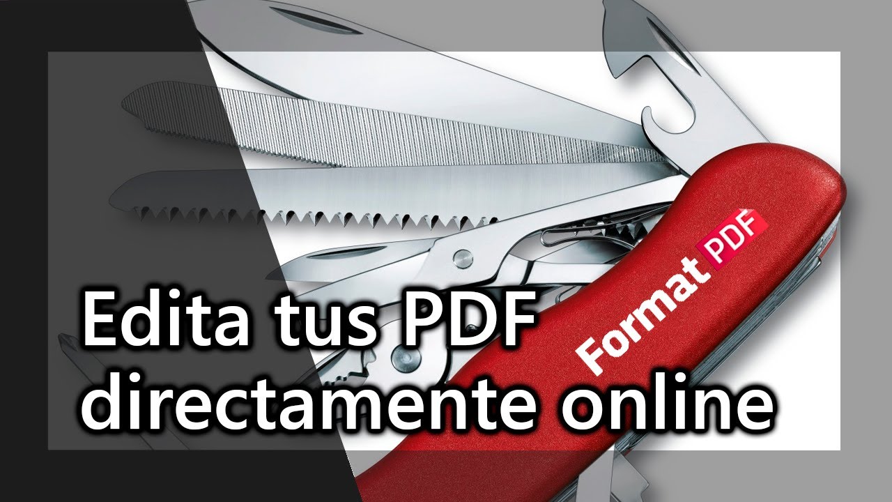 FormatPDF, la mejor herramienta online para tus PDF - YouTube