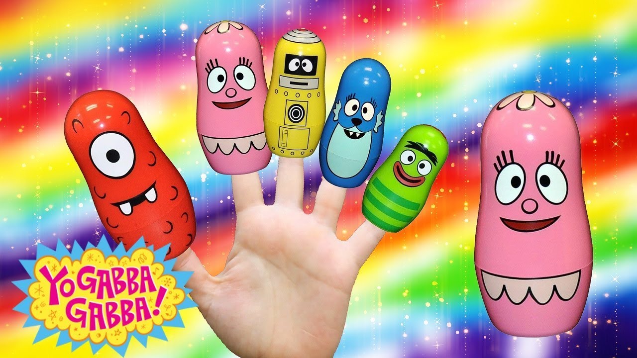 😘 Yo Gabba Gabba Finger Family Song / Fun Nursery Rhymes 😍 - YouTube