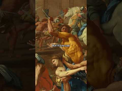 And this is part of the founding myth of Rome| The *Abduction* of the Sabine Women (1634) by Poussin