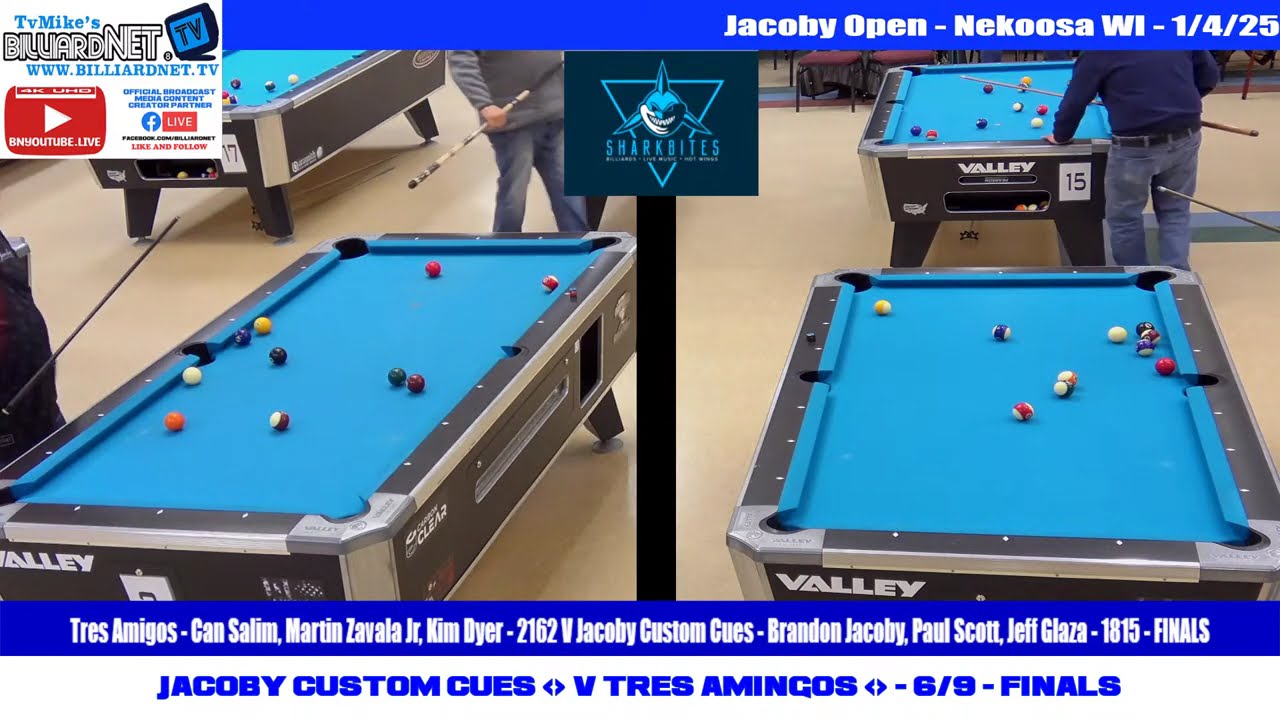 John Maki - Finals - Tres Amigos V Jacoby Custom Cues - 1/4/25 - YouTube