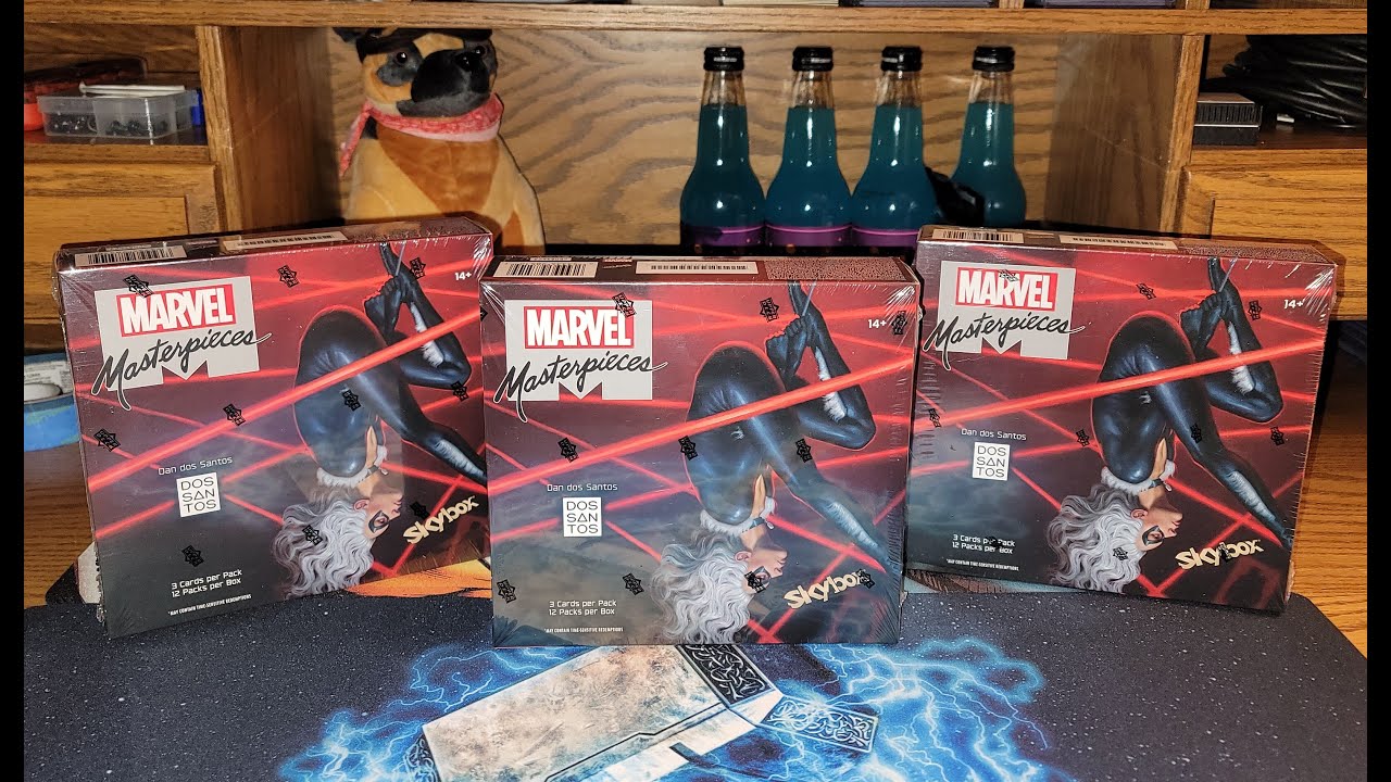 3 box 2022 Marvel Masterpieces personal box rip - YouTube