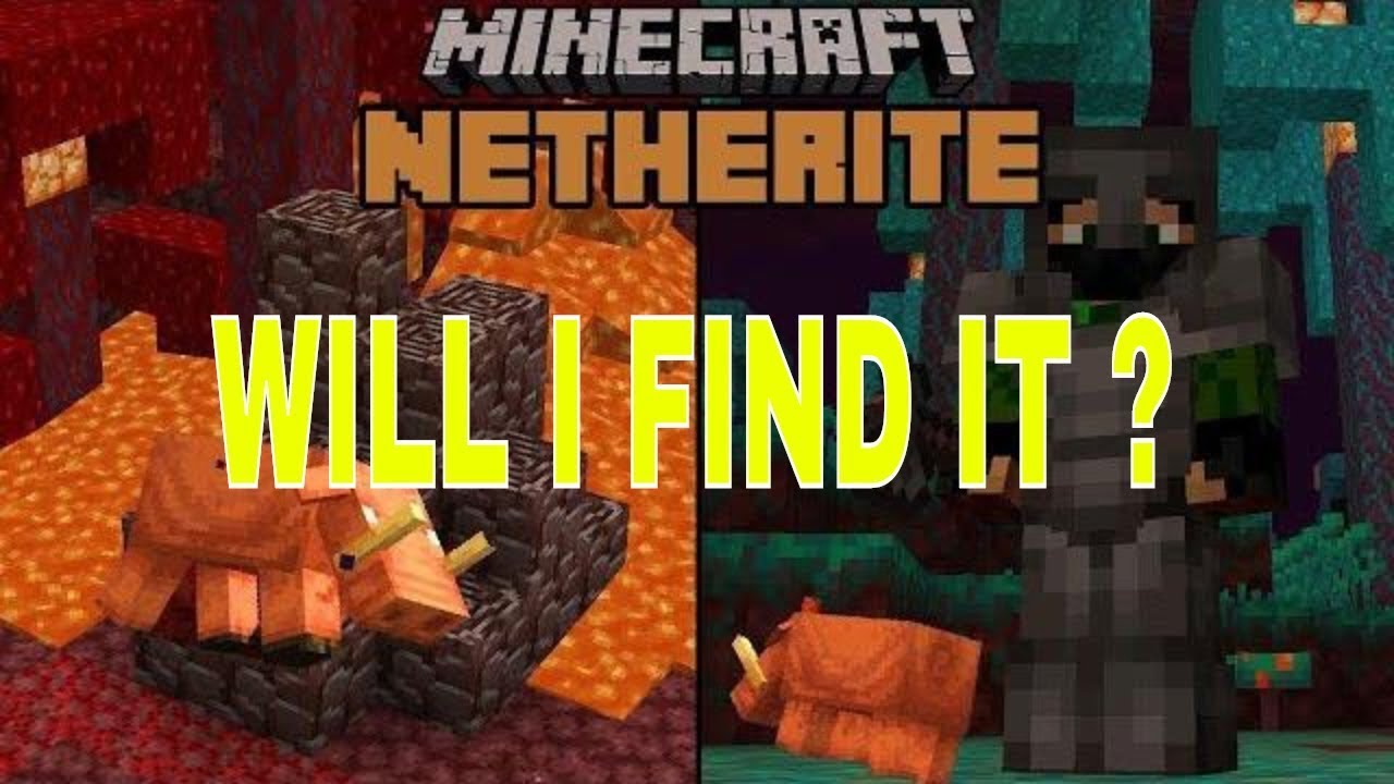 MINING NETHERITE ON MINECRAFT 1.16.1 MINECRAFT LIVE - YouTube