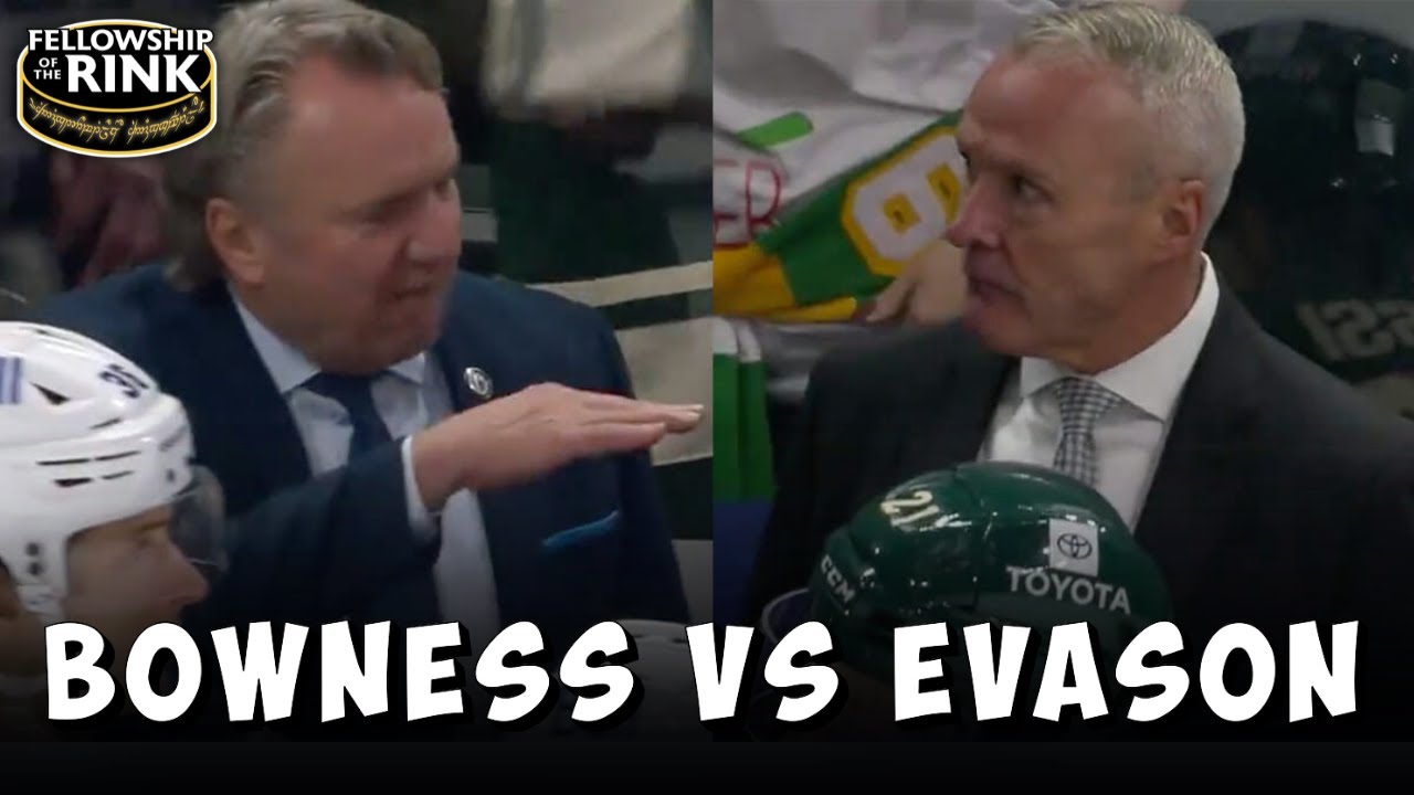 Rick Bowness vs Dean Evason | Victory Punching Darby Hendrickson ...
