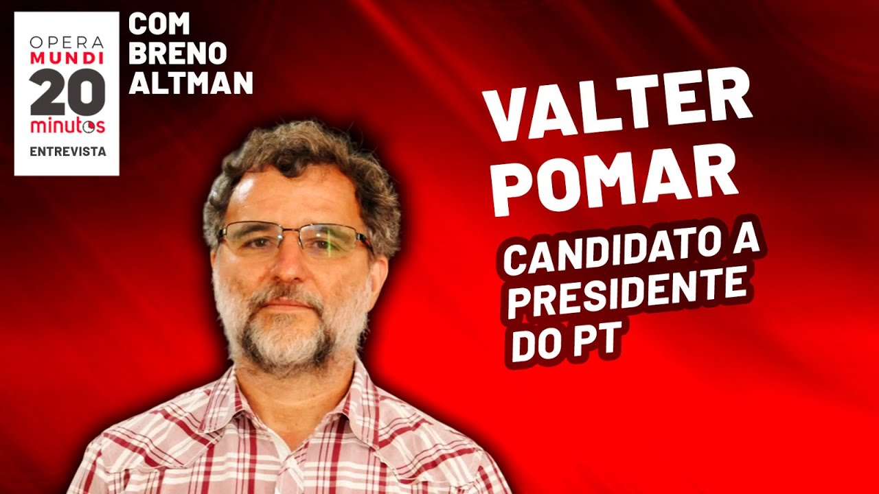 Valter Pomar - Eleições para a presidência do PT - programa 20 Minutos ...