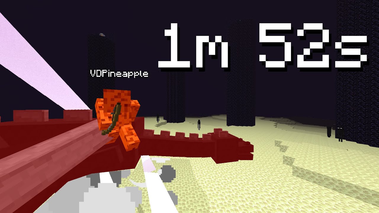 Beating Minecraft in Under 2 Minutes - YouTube
