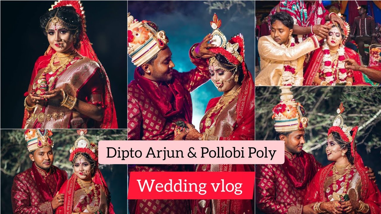 Dipto Arjun and Pollobi Poly wedding | Finally আমরা বিয়ে করে ফেললাম😍 #diptoarjun #pollobi # ...