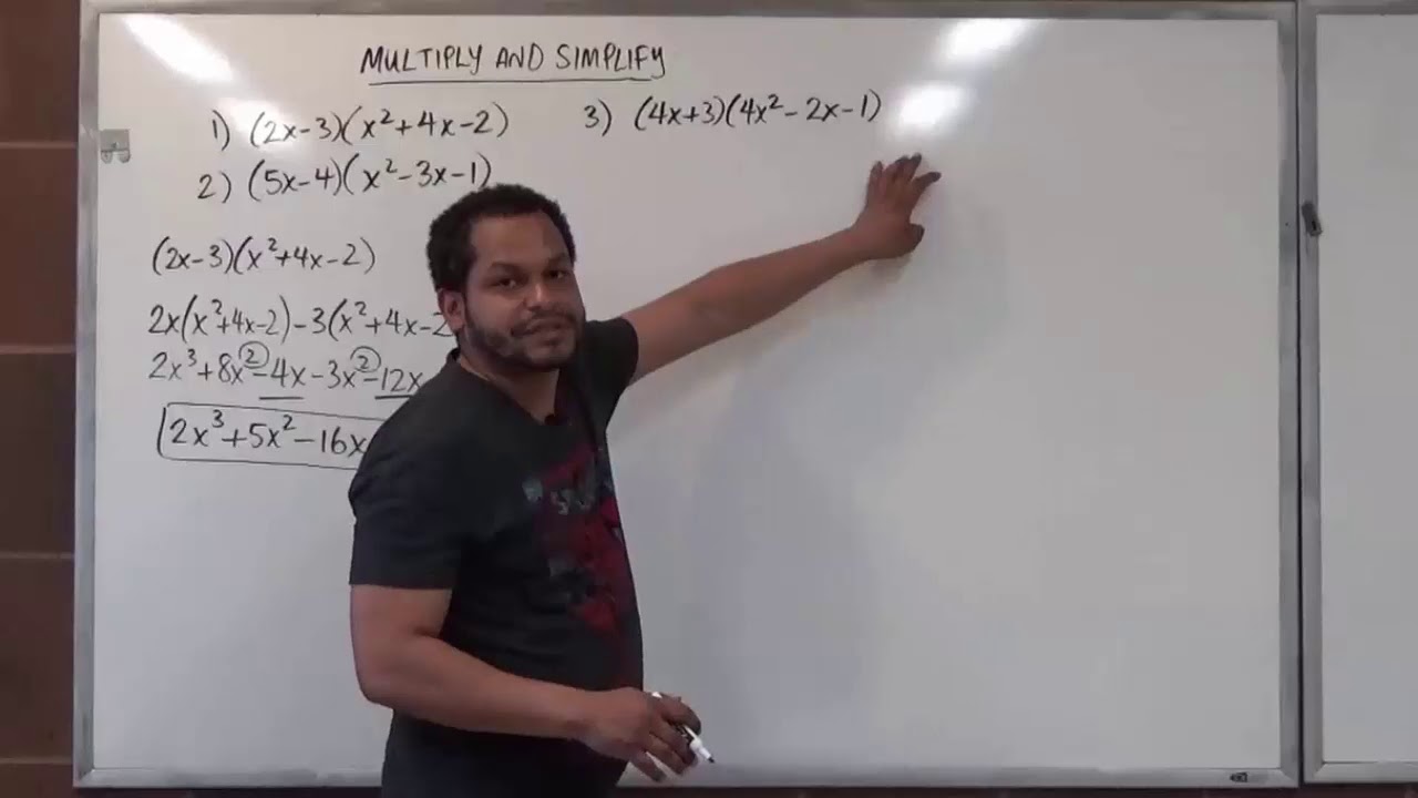 Multiplying Polynomials: Binomials by Trinomials - Elementary Algebra ...