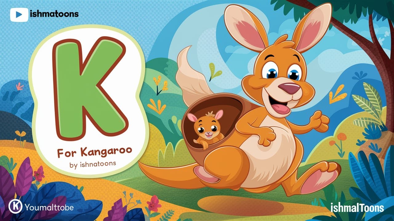 Phonics | The Letter K | k for kangaroo | Letter Sounds K | Patty K ...