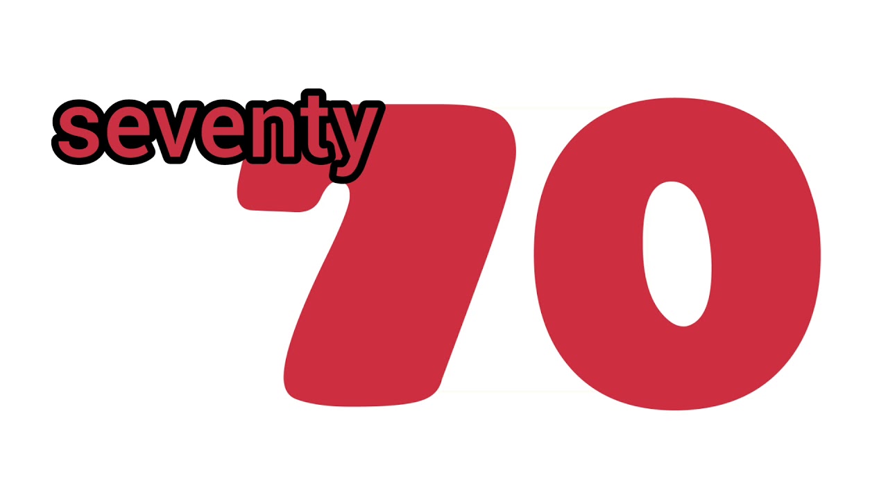 How to Pronounce Seventy in American English - YouTube