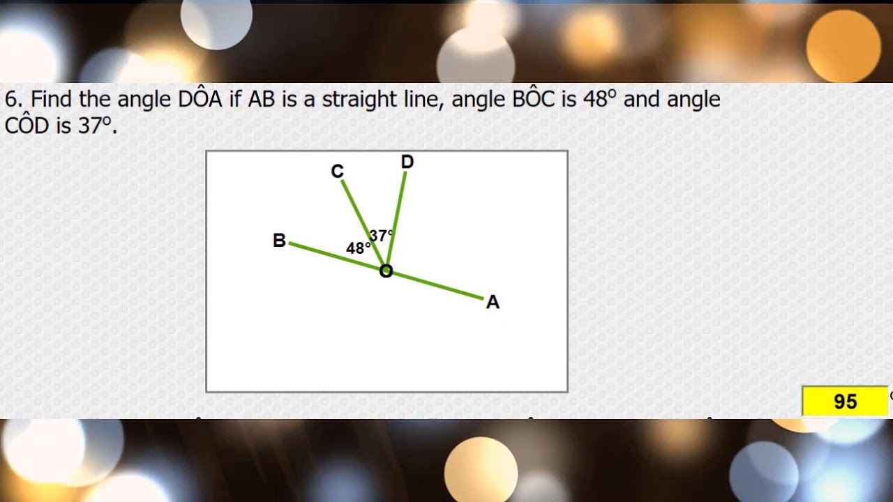Angle problems in geometry - YouTube