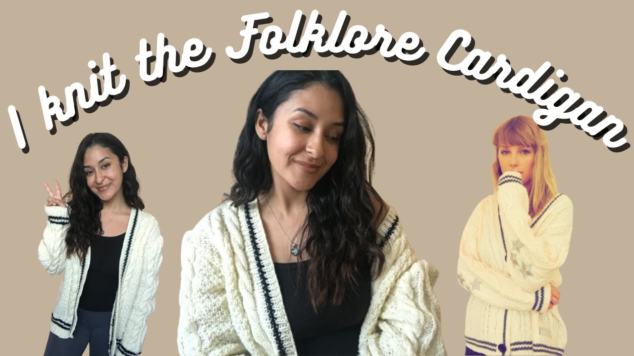 Knitting Podcast I Episode 17: I knit Taylor Swift's Folklore Cardigan ...