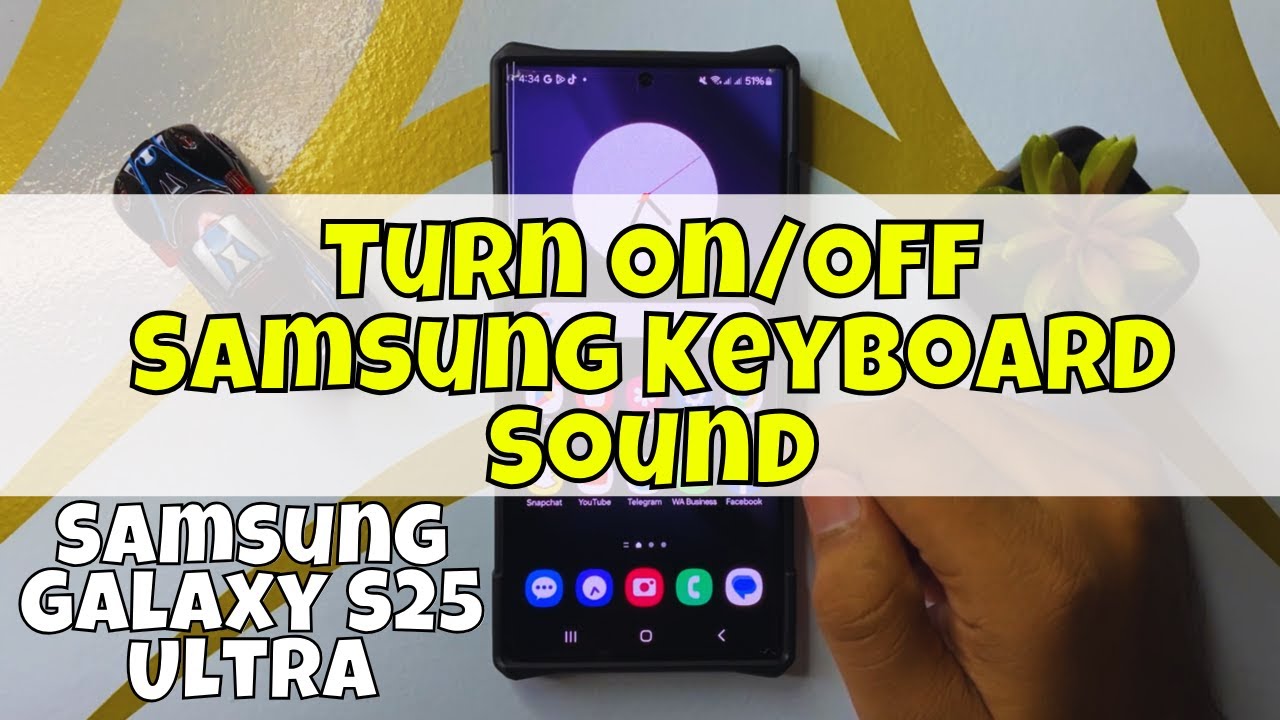How to Turn On/Off Samsung Keyboard Sound Samsung Galaxy S25 Ultra ...