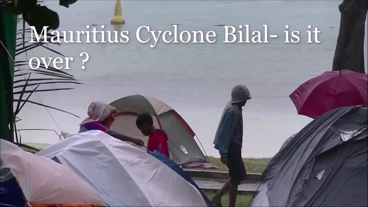 Mauritius Cyclone Belal is it over yet? - YouTube