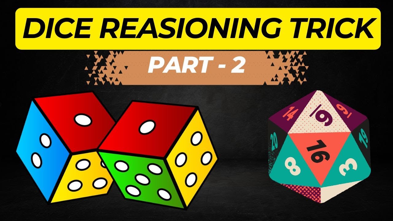 Dice Reasoning Trick | MATHS TRICK | PART - 2 - YouTube