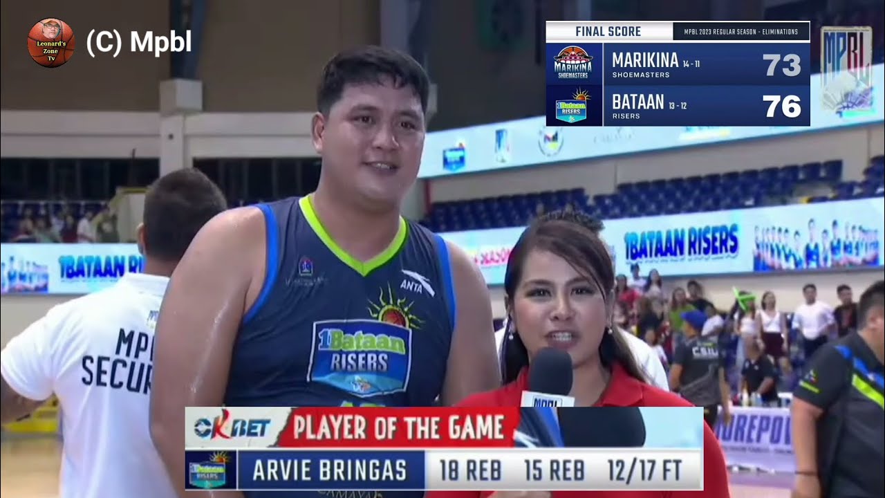 ARVIE BRINGAS (18 PTS, 15 REB, 12/17FT) Best Player of the Game - YouTube