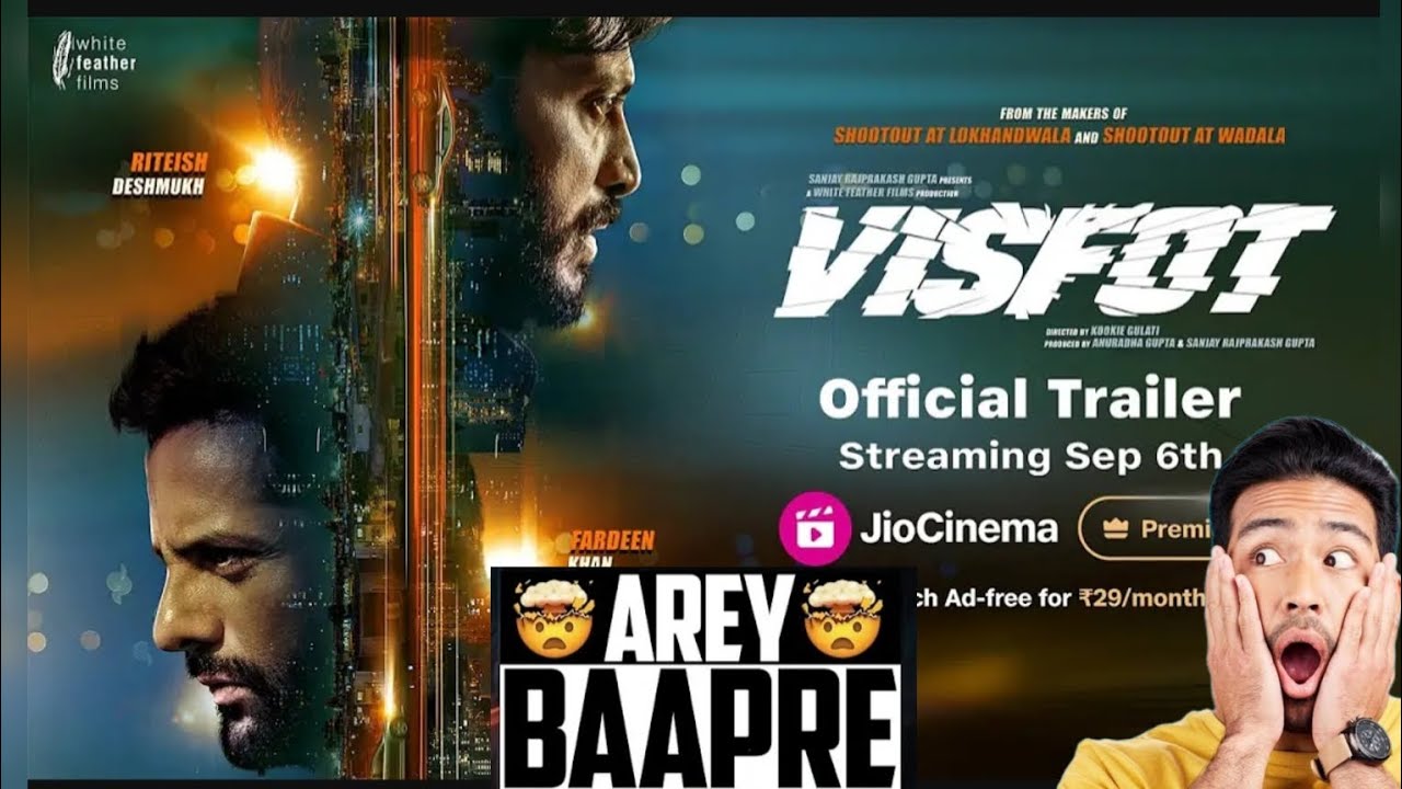 Visfot | Official Trailer | Reaction | Review | Jio Cinema • Rithesh ...