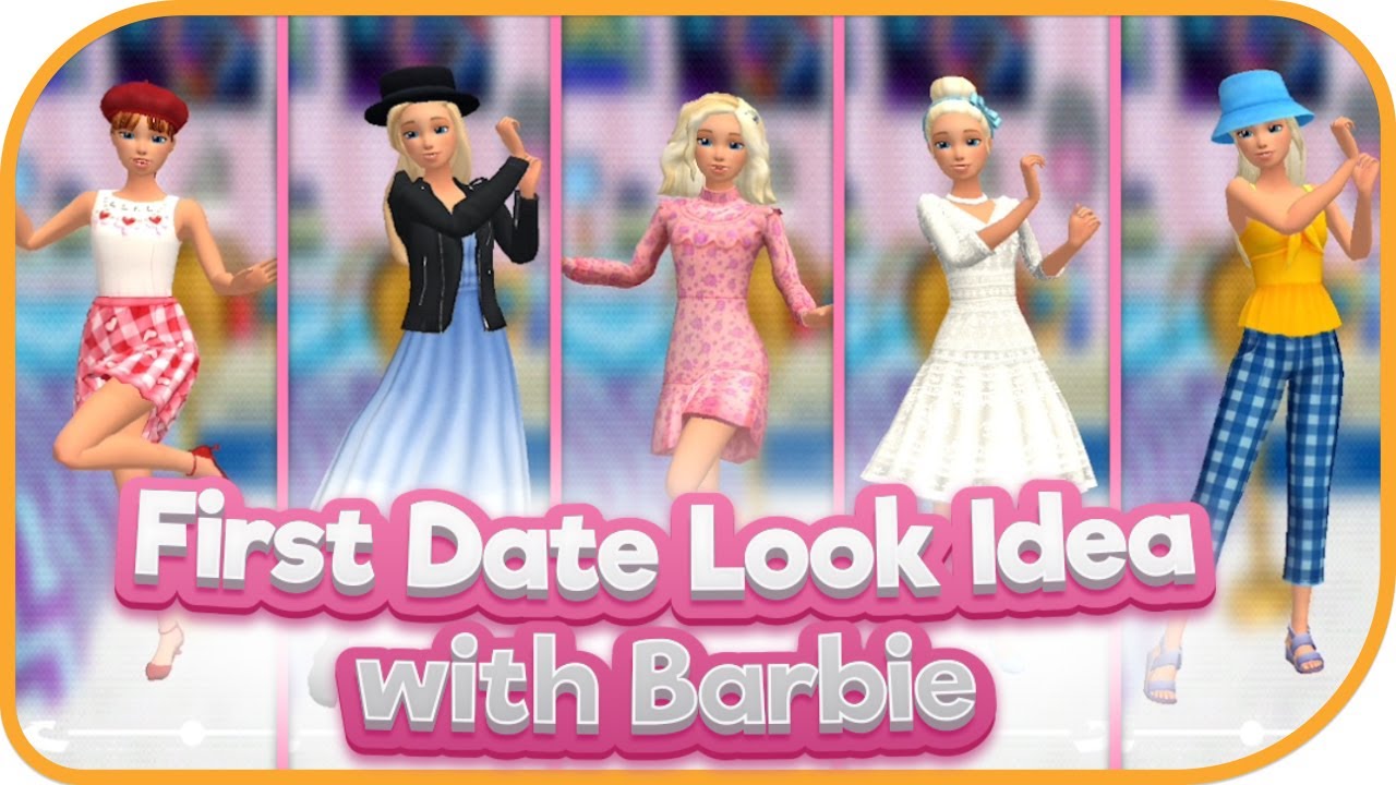 First Date Look Outfit Idea with Barbie!| Barbie Dreamhouse Adventures ...